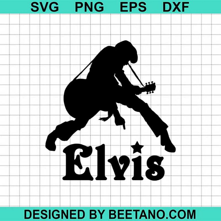 Elvis Presley SVG, Elvis Presley Face SVG, Singer SVG
