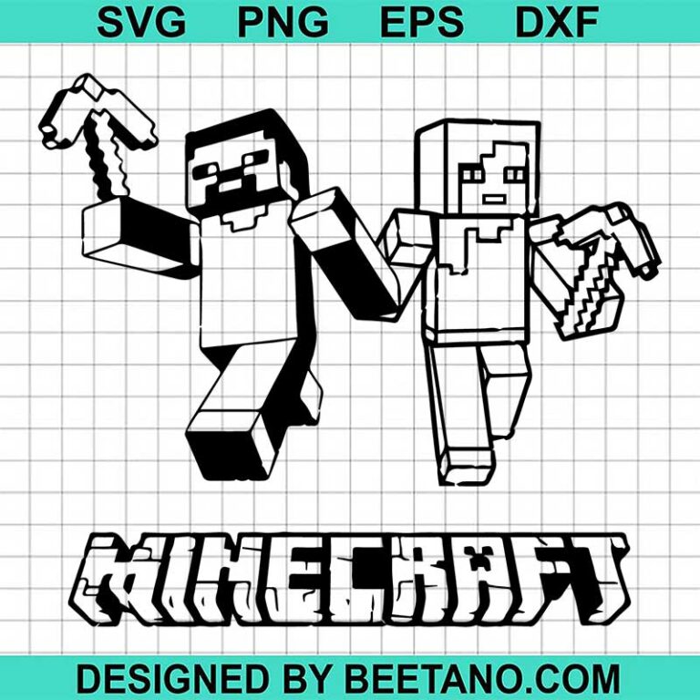 Minecraft SVG, Minecraft Mine Game SVG, Minecraft characters SVG