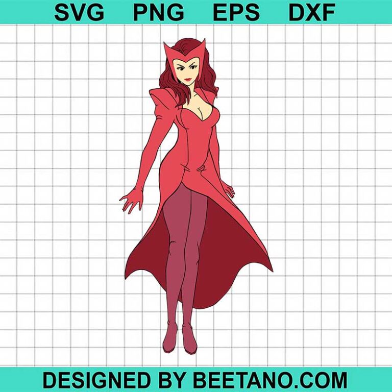 Wanda Scarlet Witch SVG, Wanda Vision SVG, Marvel SVG
