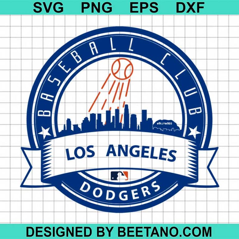 Los Angeles Dodgers SVG, Dodgers Baseball Club SVG, Baseball SVG