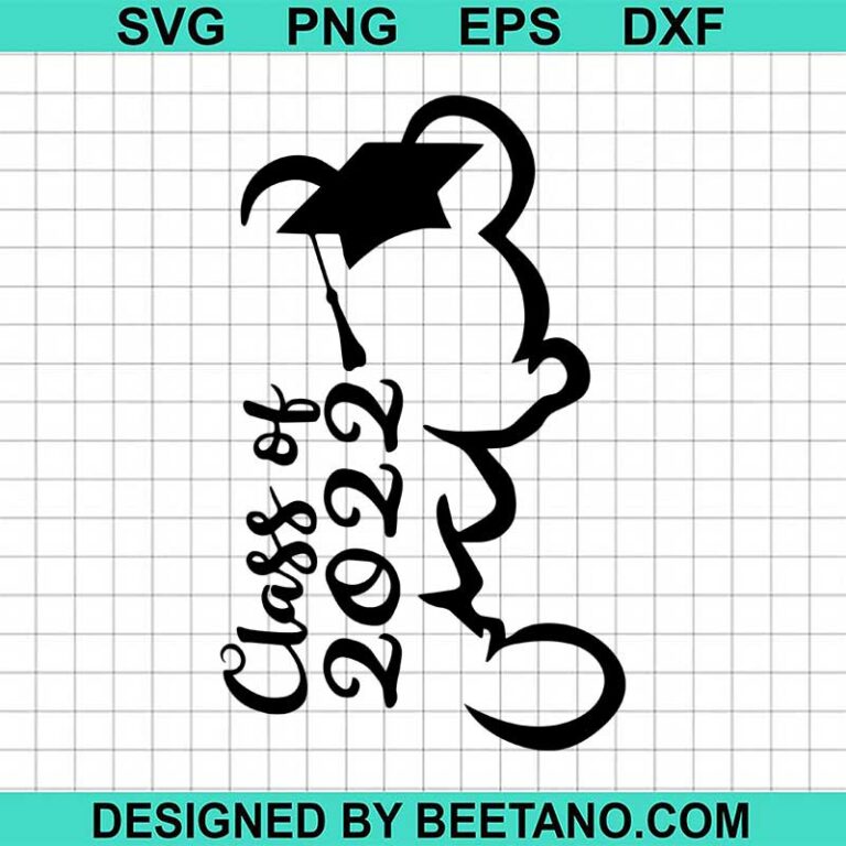 Mickey Class Of 2022 SVG, Class Of 2022 SVG, Disney Graduate SVG