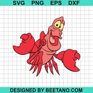 Sebastian the little mermaid SVG, The little mermaid SVG, The little ...