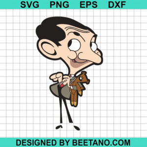 Mr Bean SVG, Chibi Mr Bean SVG, Mr Bean Cartoon SVG