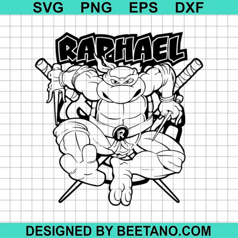 Raphael Ninja Turtles SVG, Teenage Mutant Ninja Turtles SVG, Teenage ...