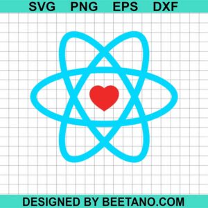 React Logo SVG, React Heart Logo SVG, React Native Logo SVG