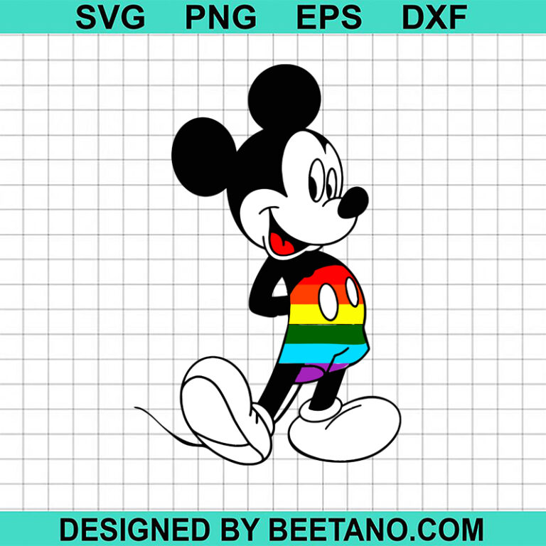 Mickey Pride Month SVG, LGBT Pride SVG SVG, Disney LGBT SVG