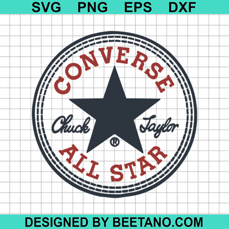Converse All Star Logo SVG, Converse Chuck Taylor SVG, Converse Logo SVG