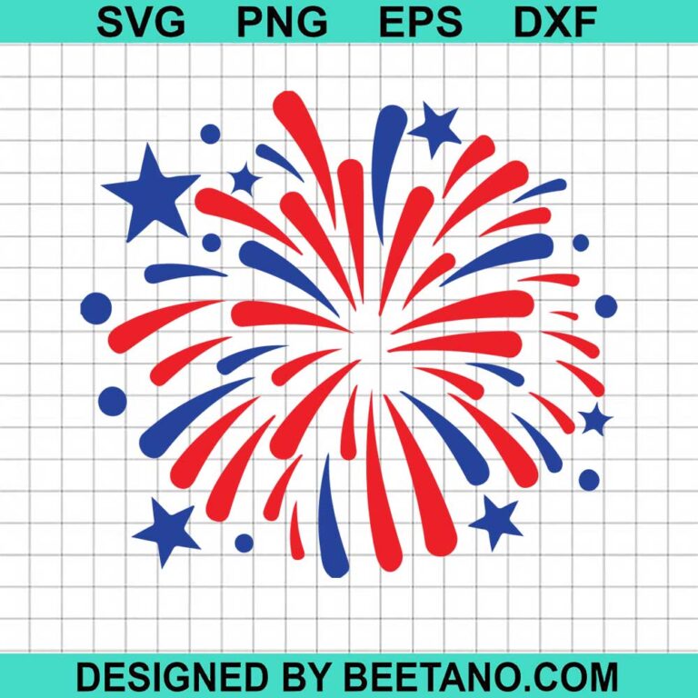 Independence Day Fireworks SVG, 4th Of July SVG, Patriotic Day SVG