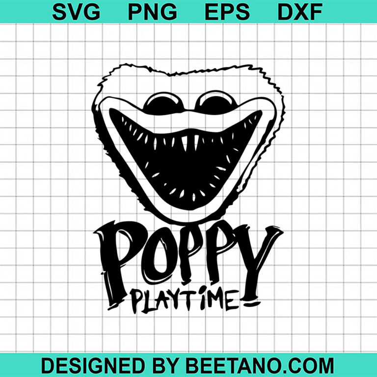 Poppy Playtime SVG, Huggy Wuggy Face SVG, Game Character SVG