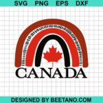 Canada Rainbow SVG, Canada Day SVG, Canada Flag SVG