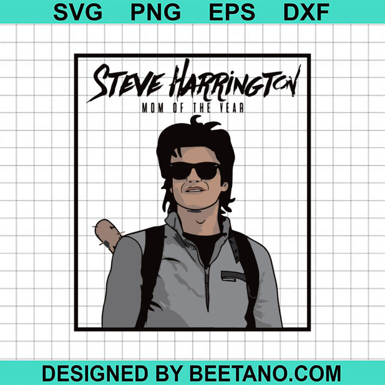 Stranger Things Steve Harrington SVG, Steve Harrington Face SVG ...