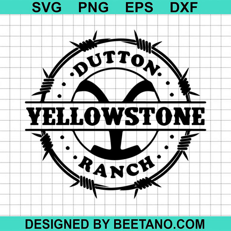 Yellowstone Dutton Ranch Logo SVG, Yellowstone Logo SVG, Dutton Ranch SVG
