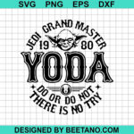 Jedi Grand Master 1980 SVG, Yoda SVG, Star Wars SVG
