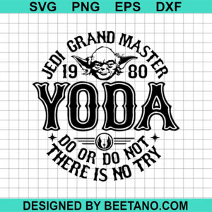 Jedi Grand Master 1980 SVG, Yoda SVG, Star Wars SVG
