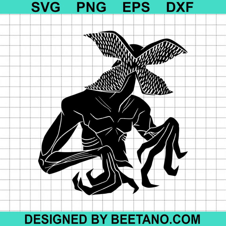 The Demogorgon Stranger things SVG, Stranger things monster SVG ...