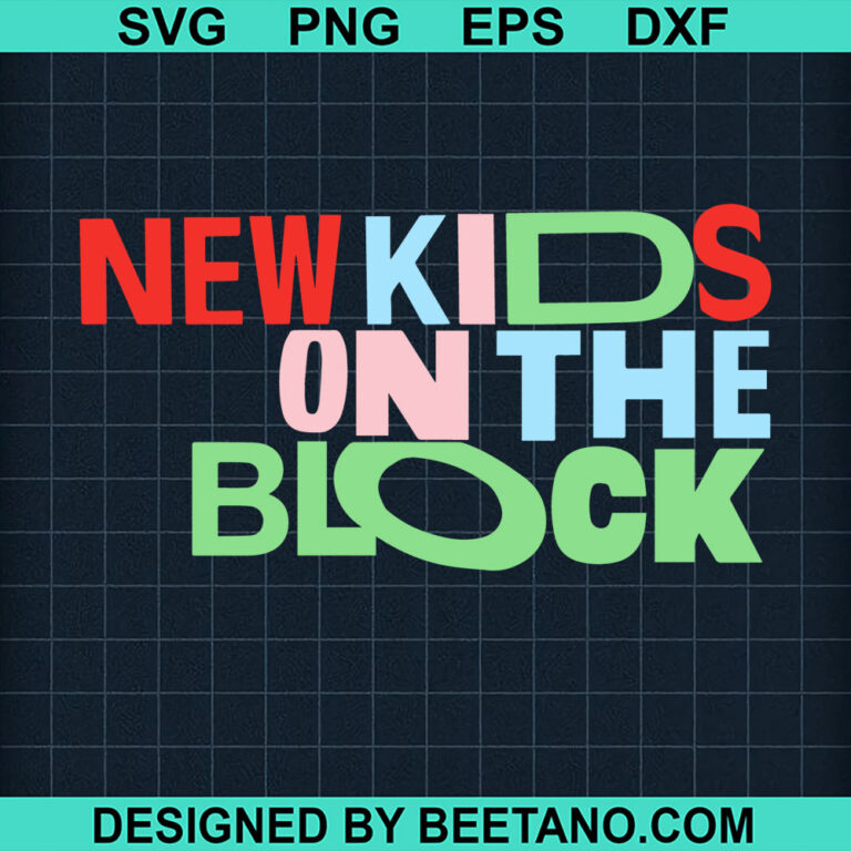 New Kids On The Block SVG, NKOTB Boy Band SVG, Vintage 90s SVG