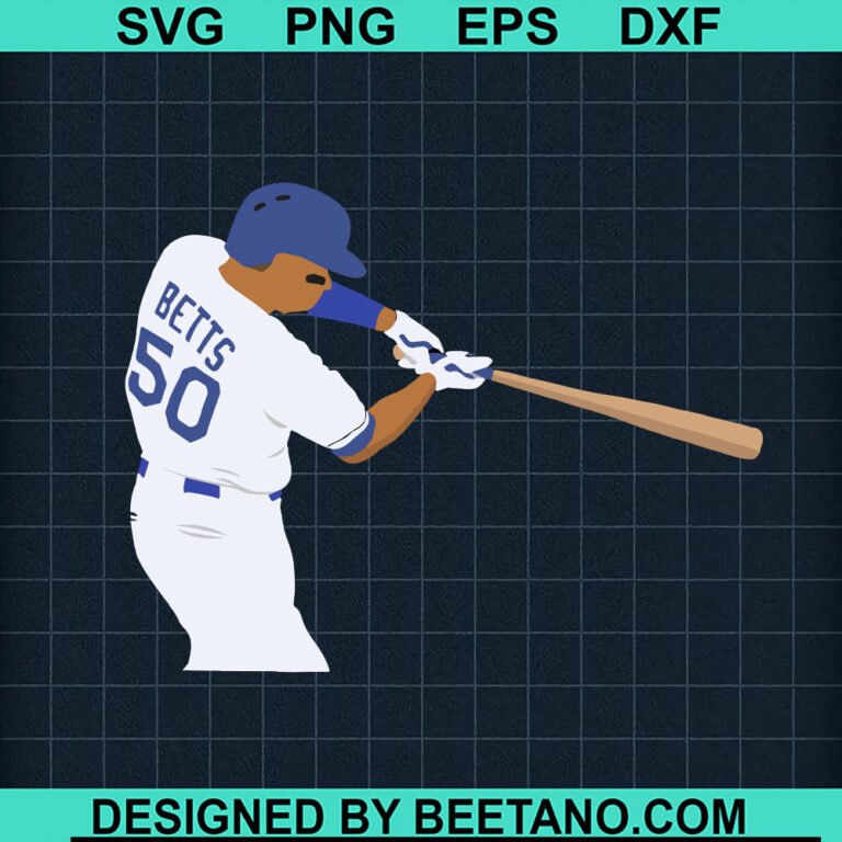 Mookie betts 50 SVG, Mookie betts SVG, Mookie betts Dodgers SVG