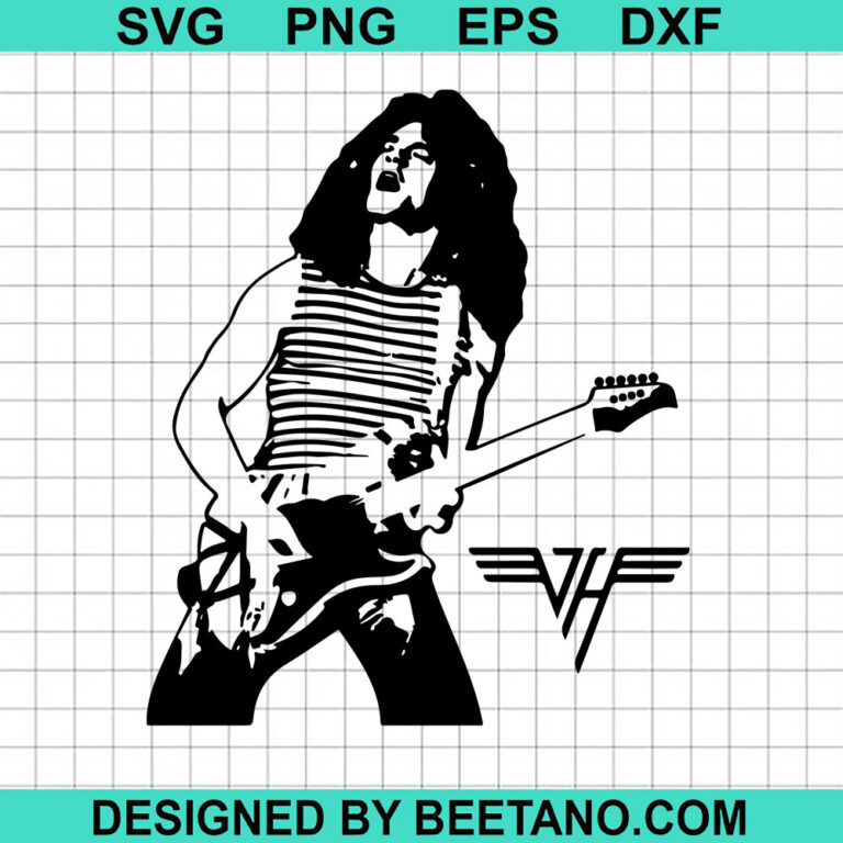 Eddie Van Halen SVG, Eddie Logo SVG, Singer SVG