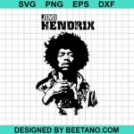 Jimi Hendrix SVG, Hendrix SVG, Singer SVG