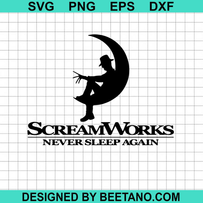 Screamworks never sleep again SVG, Screamworks freddy krueger funny SVG ...