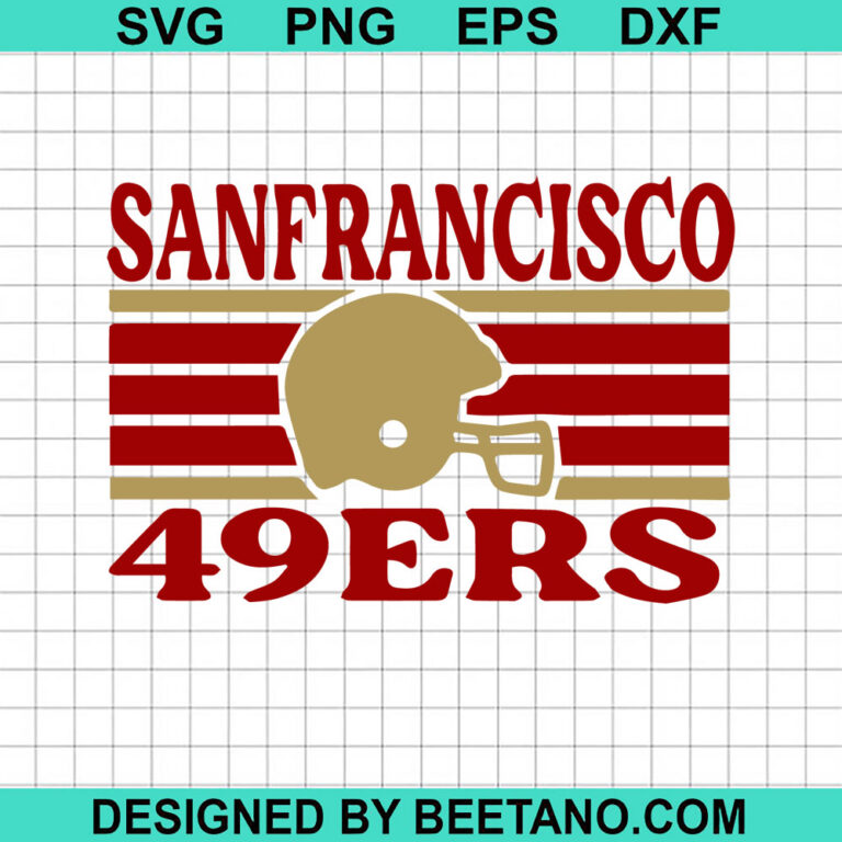 San Francisco 49ers SVG, 49ers SVG, San Francisco 49ers Logo SVG
