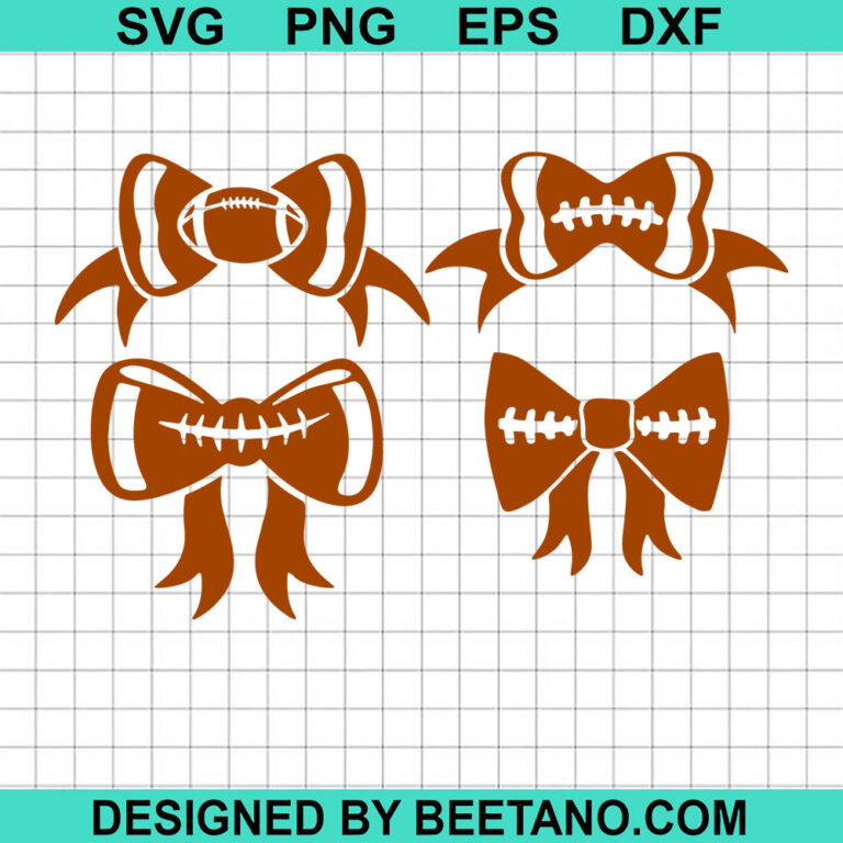 Football bow SVG, bow tie SVG, bow tie football SVG file