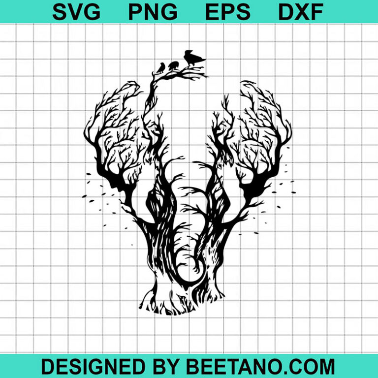 Elephant Tree SVG, Africa Elephant SVG, Wildlife Elephant SVG - Hight ...