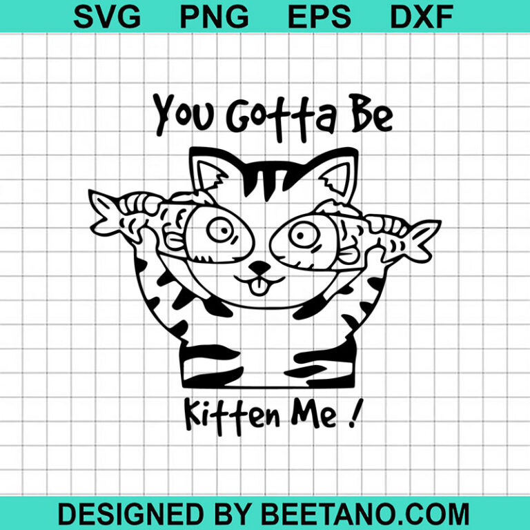 You Gotta Be Kitten Me SVG, Cute Cat SVG, Kitten SVG - Hight quality ...