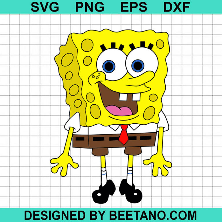 Cute Spongebob SVG, Spongebob Squarepants SVG, Funny SVG