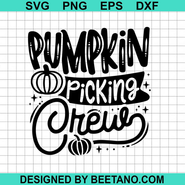 Pumpkin Picking Crew SVG, Halloween Pumpkin SVG, Pumpkin Season SVG