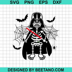 Skeleton Darth Vader SVG, Halloween Darth Vader SVG, Star Wars ...
