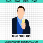 Bing Chilling SVG, Bing Chilling Man SVG, Bing Chilling John Cena SVG