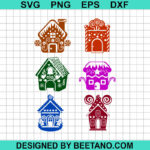 Gingerbread House Bundle SVG, Christmas Gingerbread SVG, Christmas ...