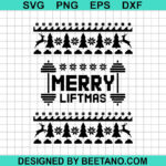 Merry Liftmas SVG, Liftmas Ugly Sweater SVG, Christmas Sweater SVG