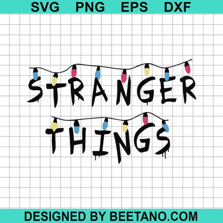 Stranger Things Christmas Light SVG, Stranger Things SVG, Christmas ...