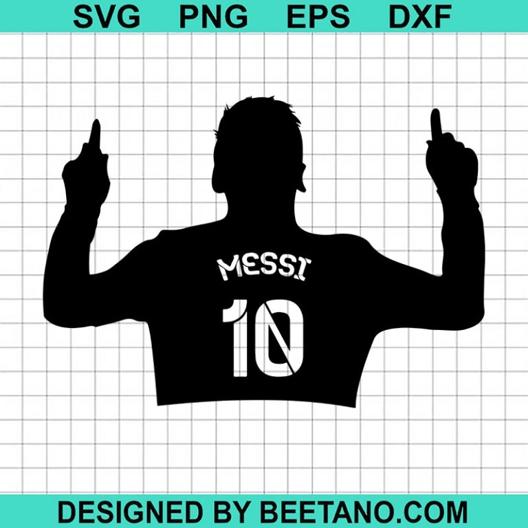 Messi 10 SVG, Lionel Messi SVG, Argentina National Football Team SVG