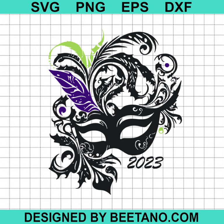Mardi Gras Mask SVG, Carnival Mask SVG, Mardi Gras SVG
