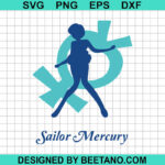 Sailor Mercury SVG, Sailor Moon SVG, Sailor Moon Mercury SVG