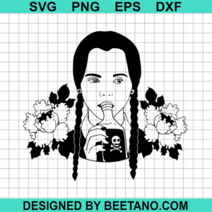Wednesday Addams Poison SVG, Addams Family SVG, Poison SVG