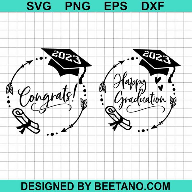 Happy Graduation 2023 SVG, Senior 2023 SVG, Class Of 2023 SVG