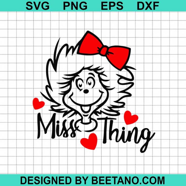 Miss thing SVG, Dr Seuss Day SVG, Miss thing Cat in the Hat SVG, Dr ...