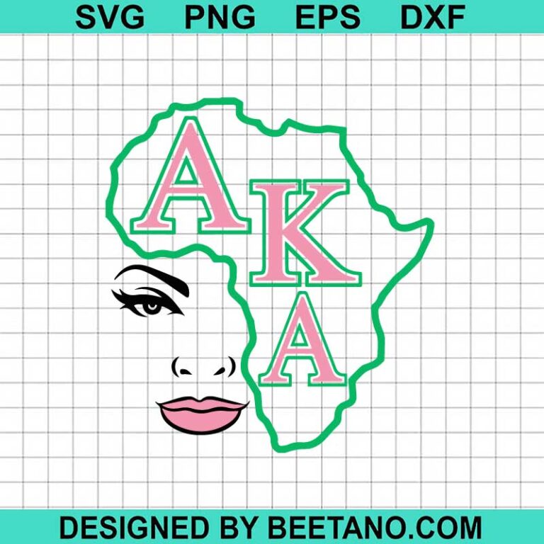 AKA Girl SVG, Alpha Kappa Alpha SVG, Pretty Alpha Kappa Alpha SVG