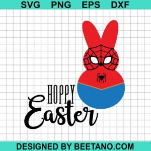 Spider Man Hoppy Easter SVG, Spider Man Easter Bunny Peeps SVG, Easter ...