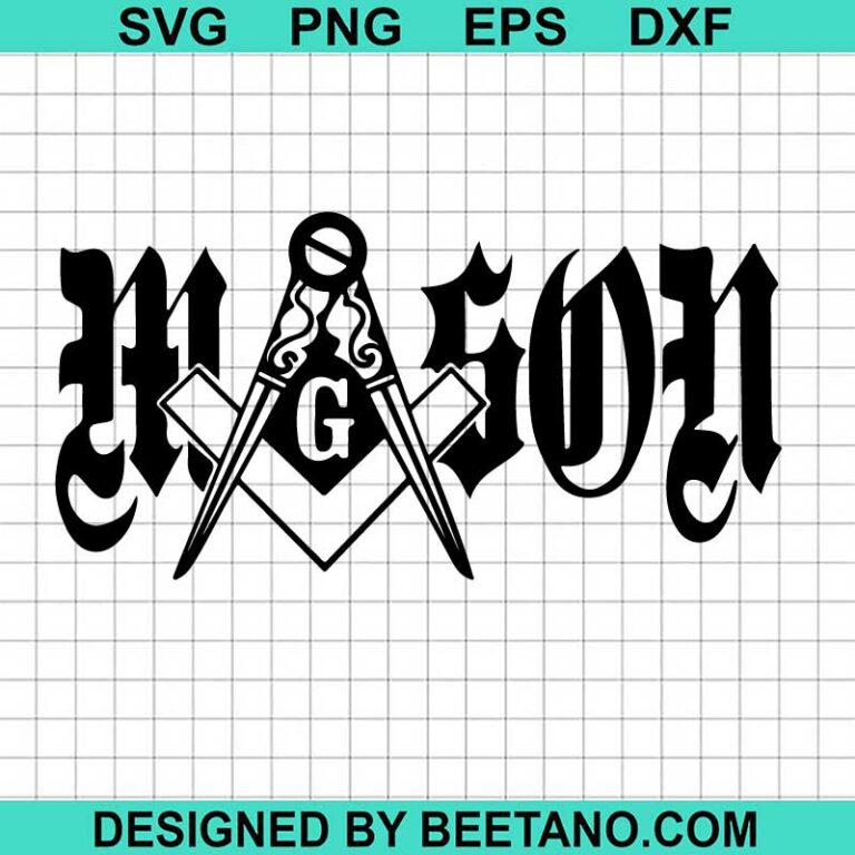 Mason SVG, Masonic SVG, Freemason SVG, Mason Symbol SVG, Masonic Logo SVG