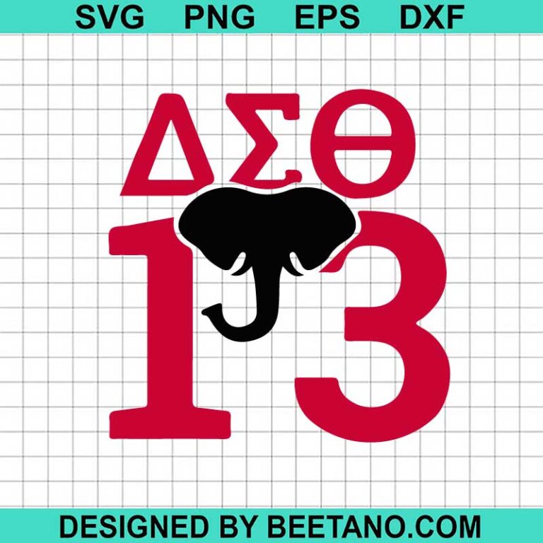 Delta Sigmas Theta AEO 1913 SVG, Aeo Elephant SVG, Delta Sorority SVG ...