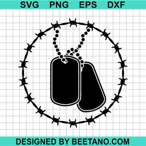 Military Dog Tag SVG, Army Dog Tag SVG, Veteran Day SVG, Military Dog SVG
