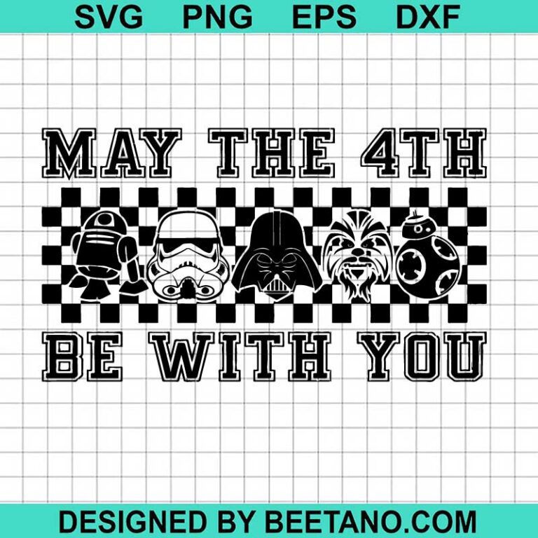 Star Wars May The 4th Be With You SVG, Star Wars Day SVG, Darth Vader ...