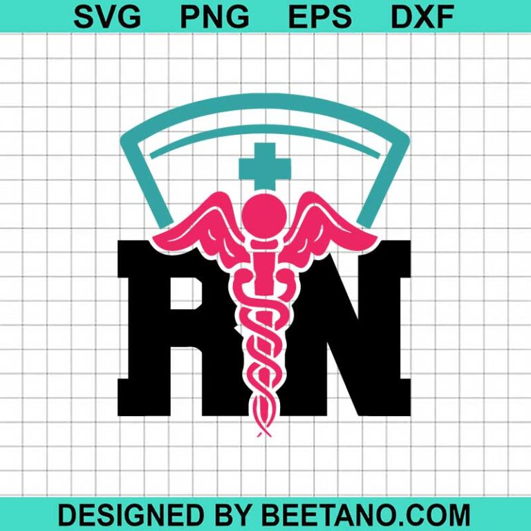 Nurse RN Symbol Svg, Registered Nurse Svg Svg, Medical Svg, Nurse Life Svg