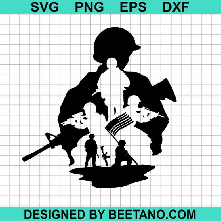 American Soldier Svg, Veteran Svg, Military Svg, Army Soldier Svg