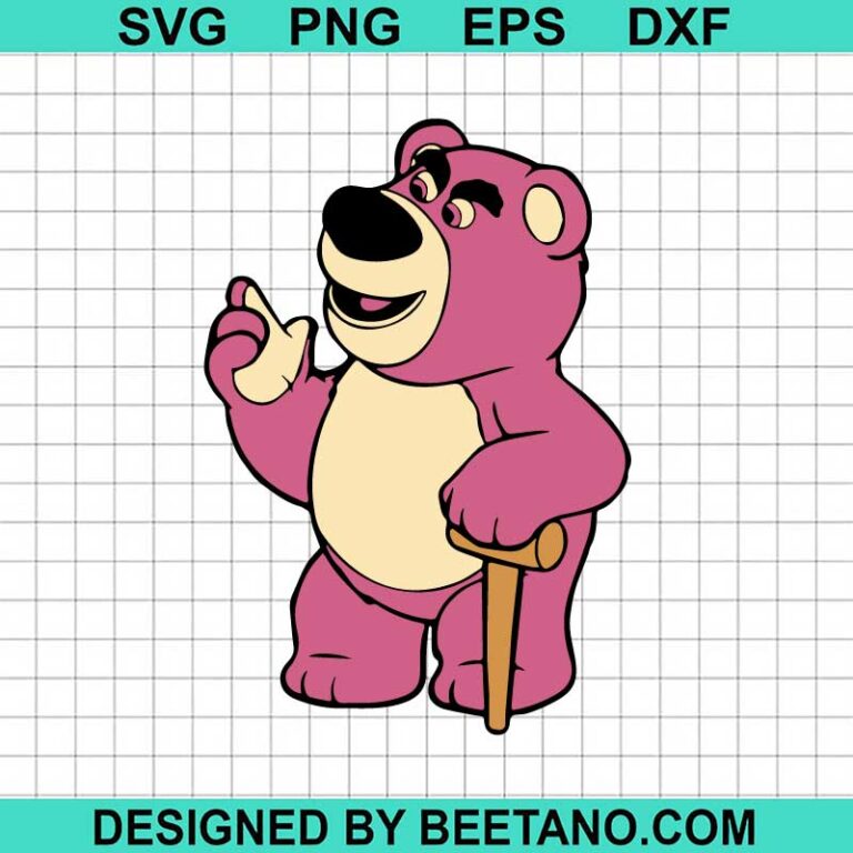 Lotso Bear Svg, Toy Story Lotso Bear SVG, Disney Lotso Bear SVG, Disney ...